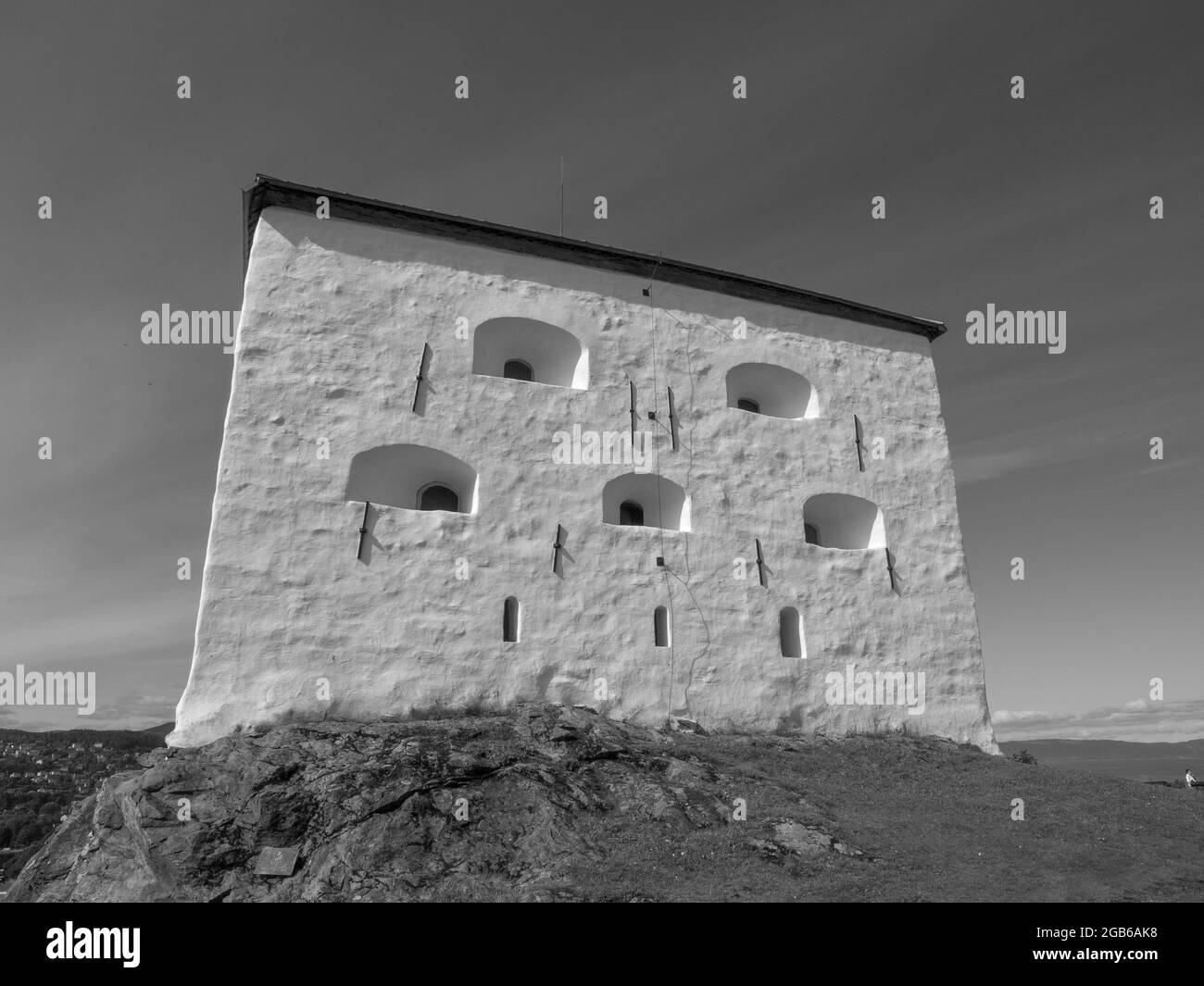 Trondheim tower Black and White Stock Photos & Images - Alamy