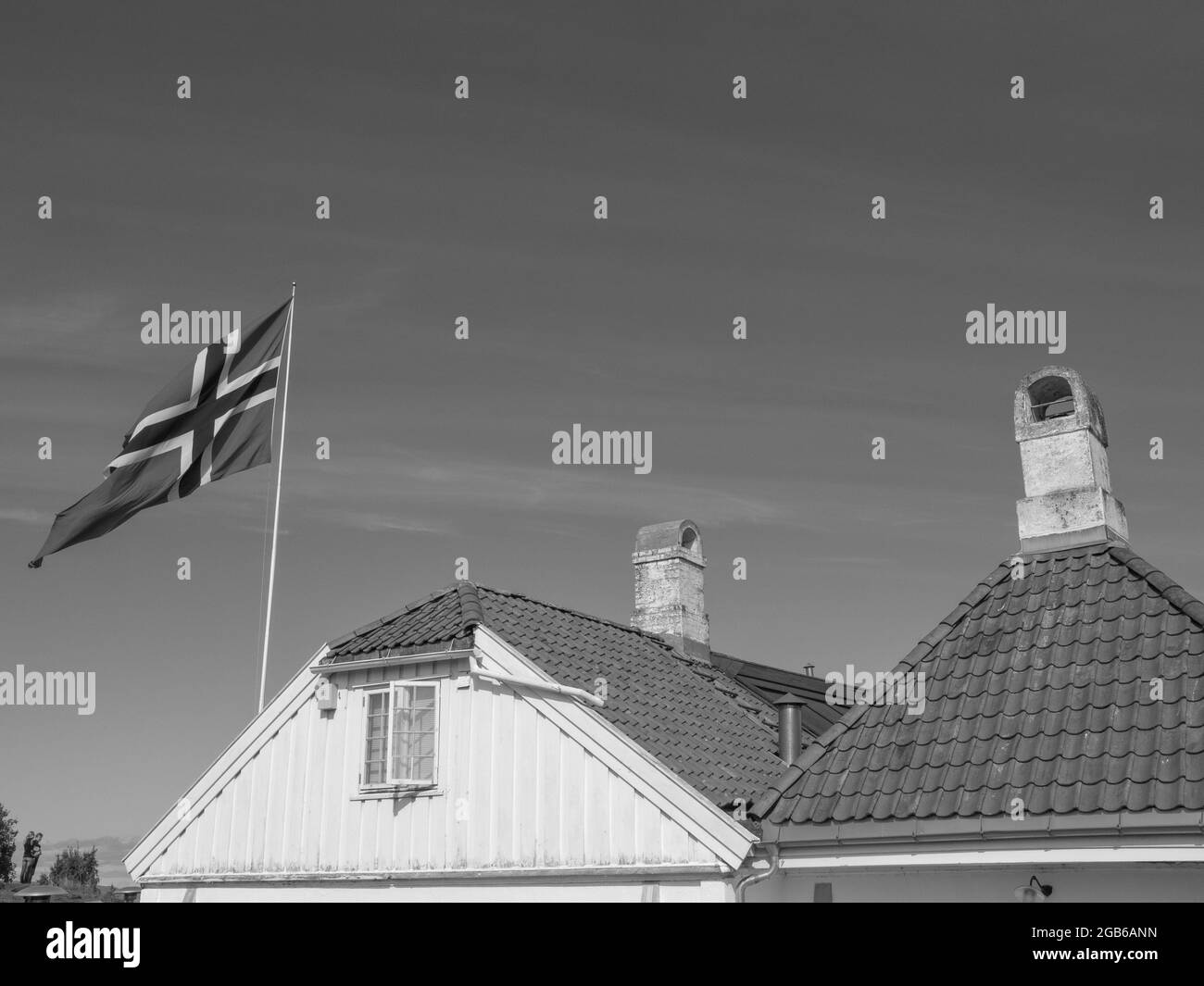 Trondheim tower Black and White Stock Photos & Images - Alamy