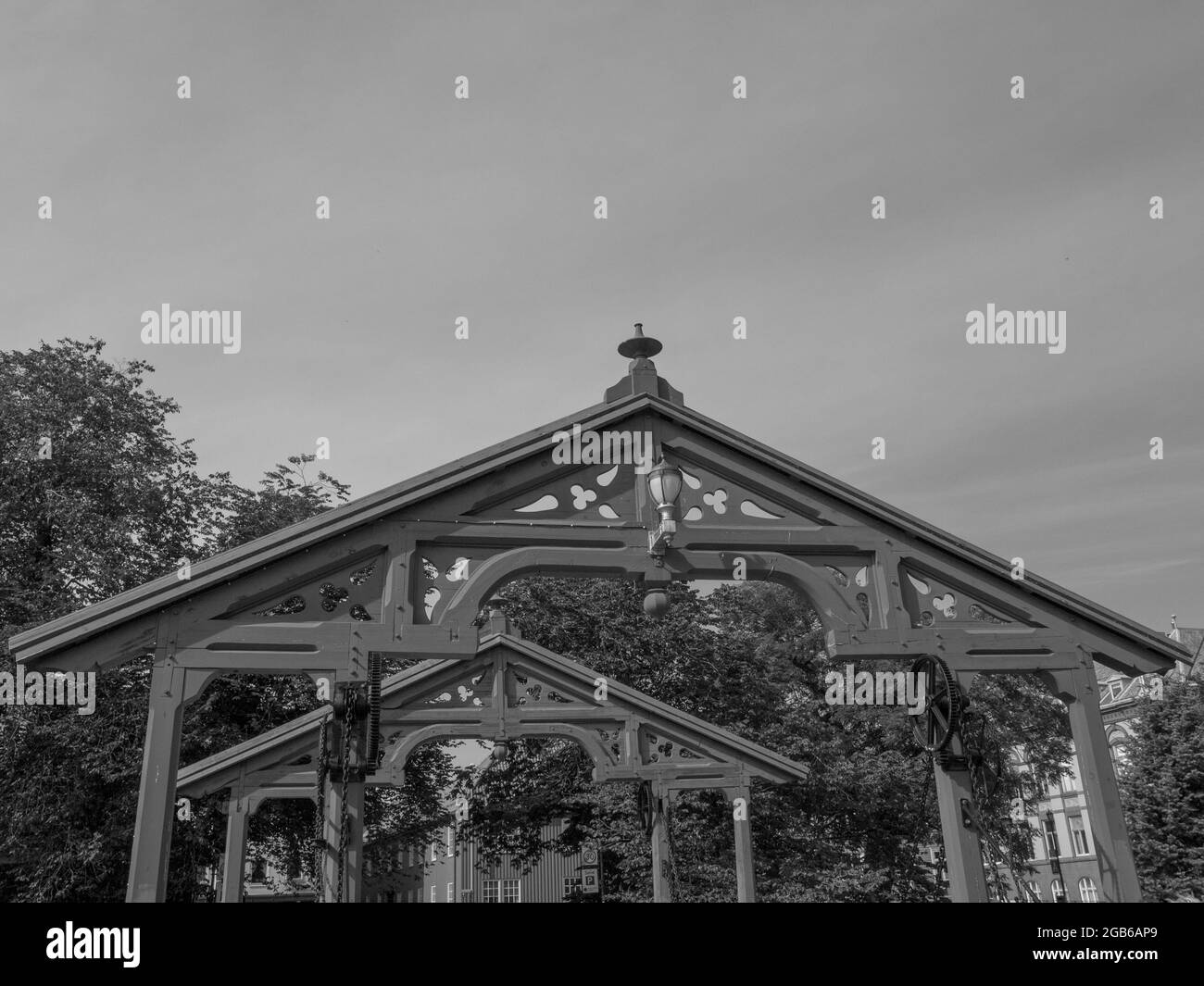 Trondheim tower Black and White Stock Photos & Images - Alamy