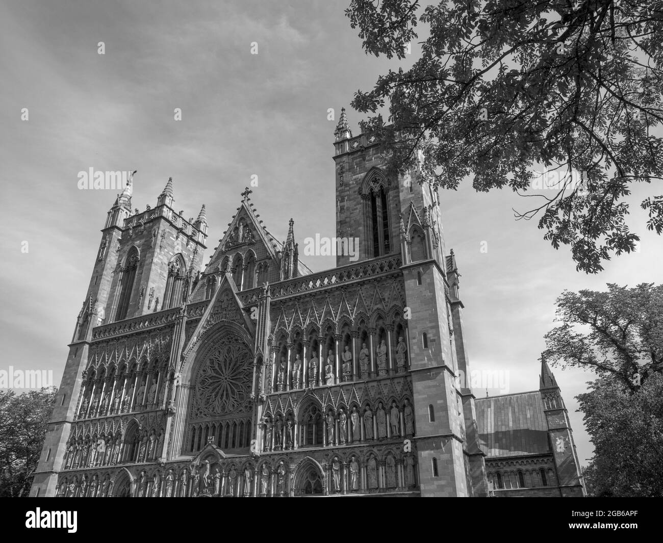 Trondheim tower Black and White Stock Photos & Images - Alamy