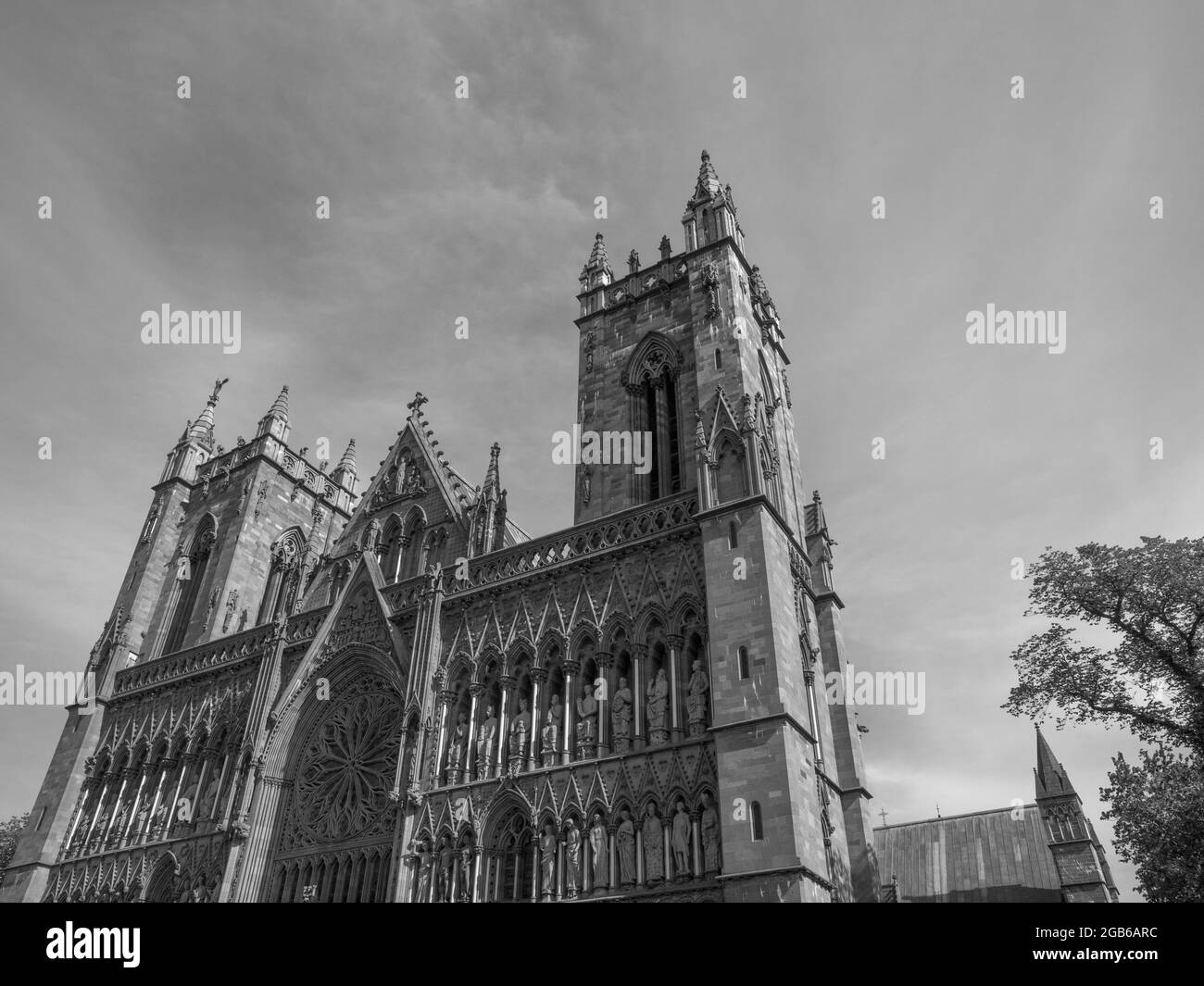 Trondheim tower Black and White Stock Photos & Images - Alamy