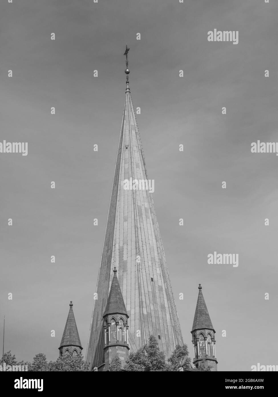 Trondheim tower Black and White Stock Photos & Images - Alamy