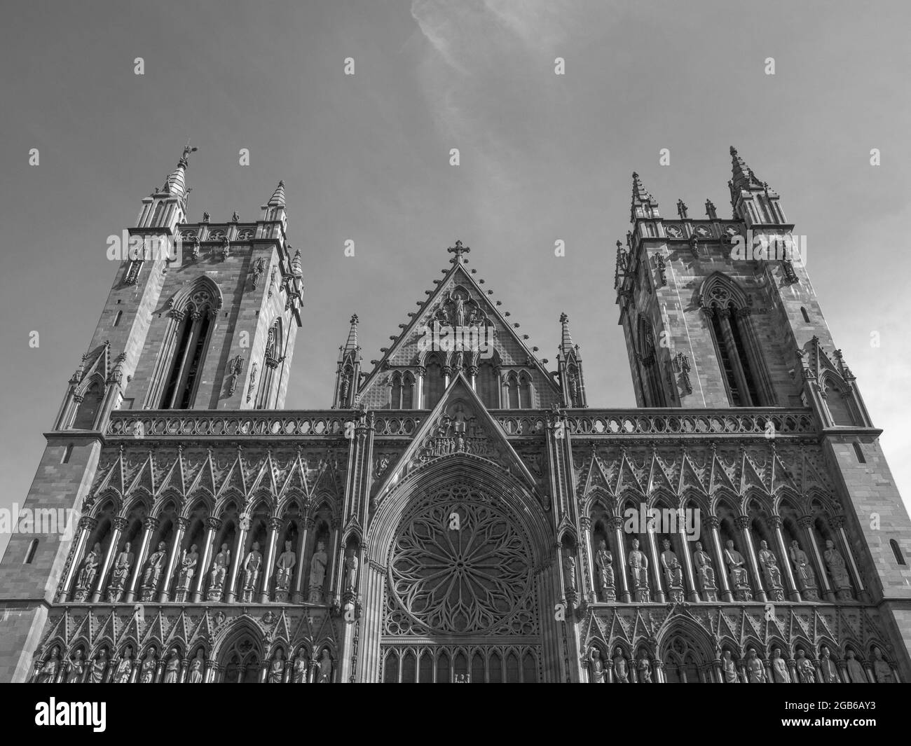 Trondheim tower Black and White Stock Photos & Images - Alamy