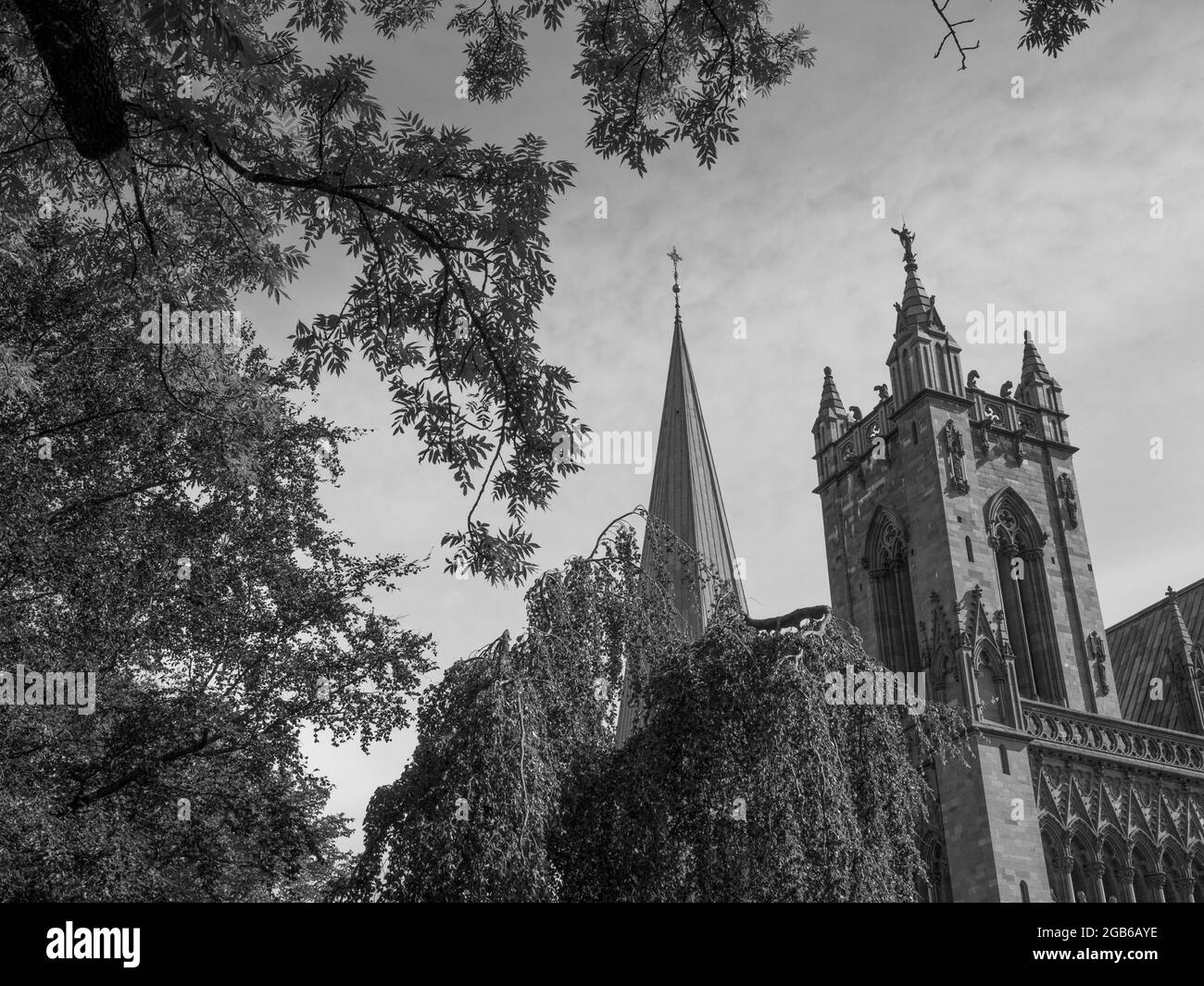 Trondheim tower Black and White Stock Photos & Images - Alamy