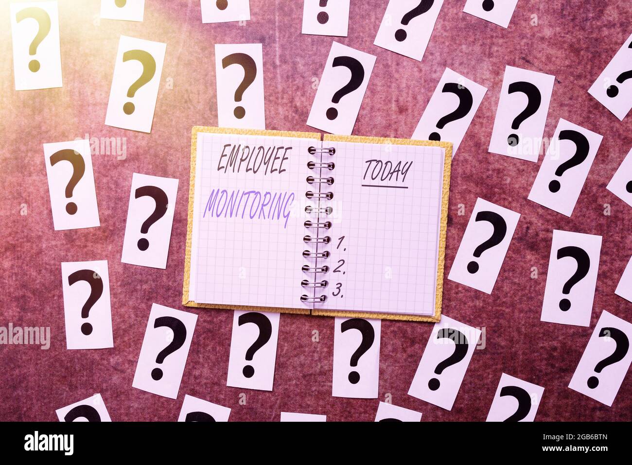 Conceptual display Employee Monitoring, Word Written on collecting ...