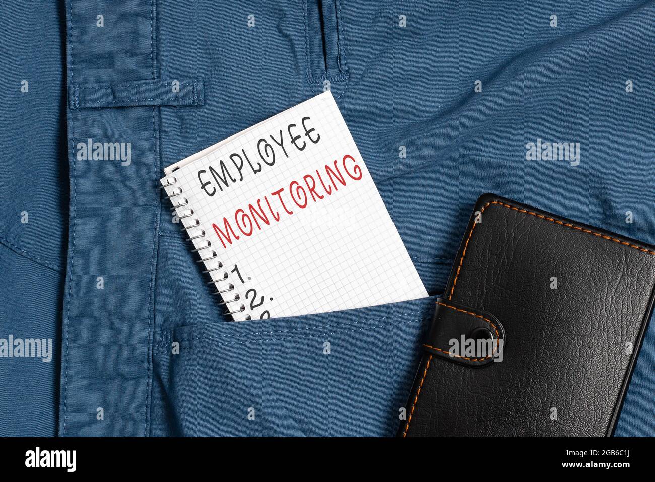 Writing displaying text Employee Monitoring, Conceptual photo ...