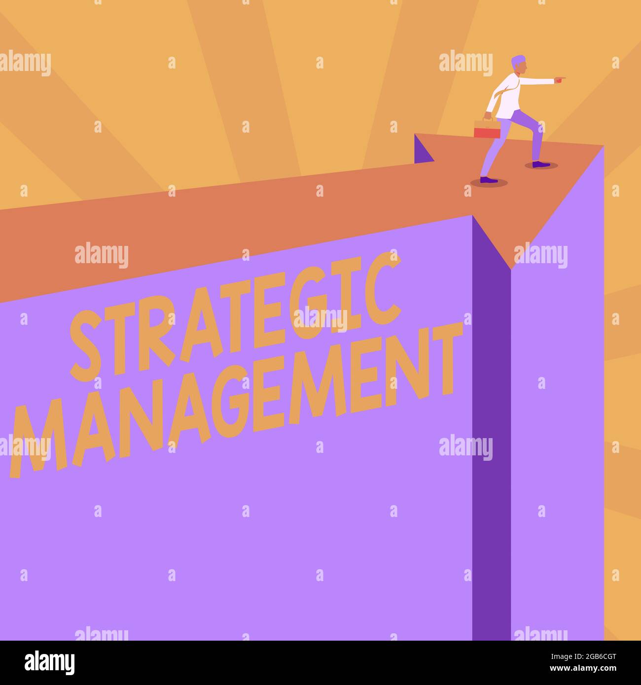 Text showing inspiration Strategic Management, Business idea ...