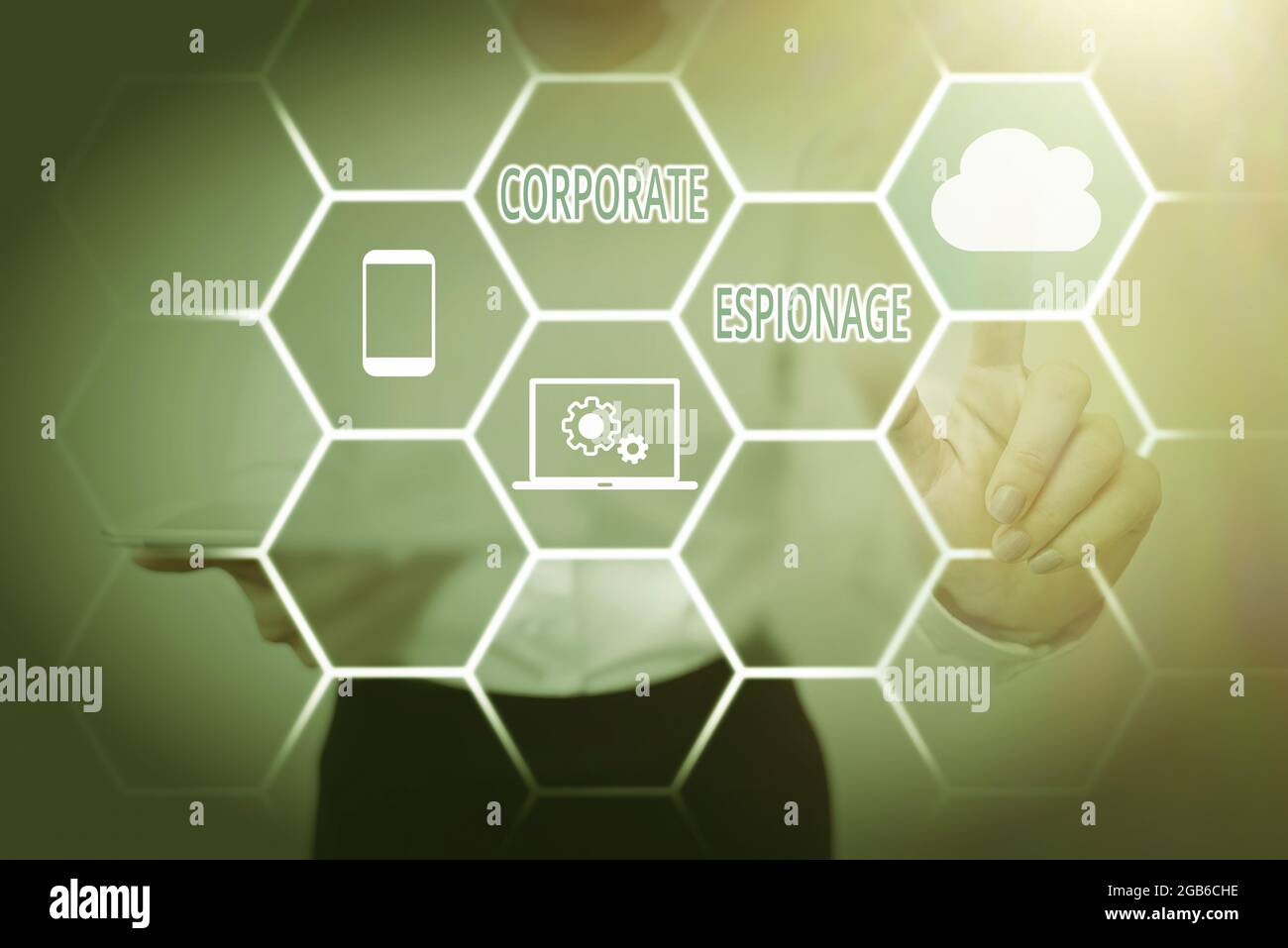 Text caption presenting Corporate Espionage, Concept meaning form of ... Text caption presenting Corporate Espionage, Concept meaning form of ...