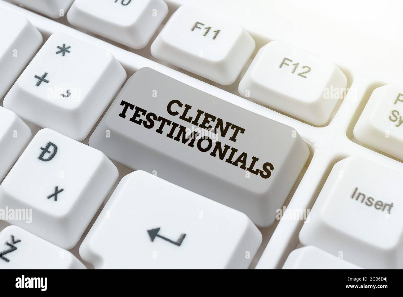 Text caption presenting Client Testimonials, Conceptual photo Written ...