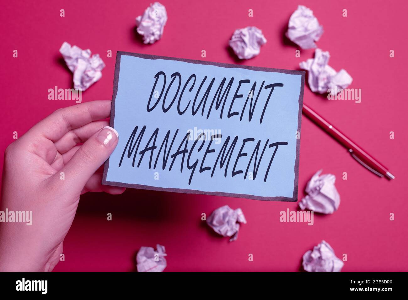 Conceptual caption Document Management, Internet Concept Computerized ...