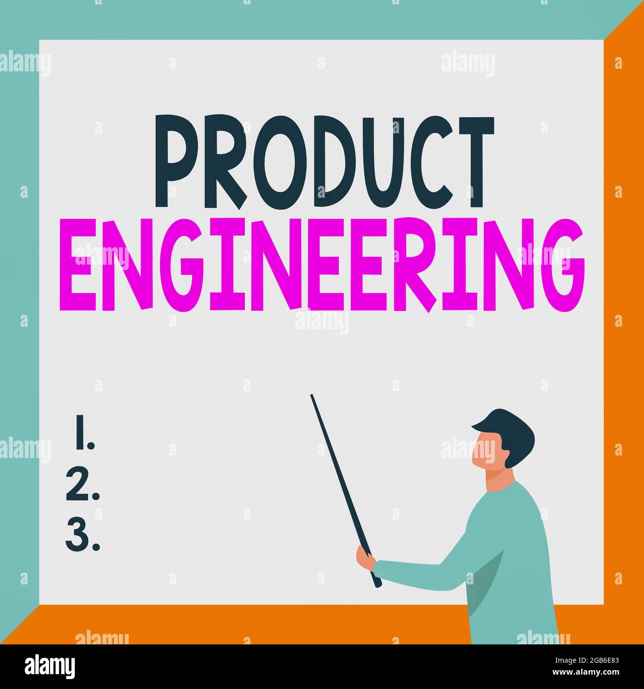 Inspiration showing sign Product Engineering, Word Written on process ...