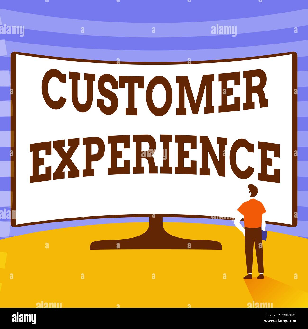 Conceptual Caption Customer Experience Internet Concept Product Of An