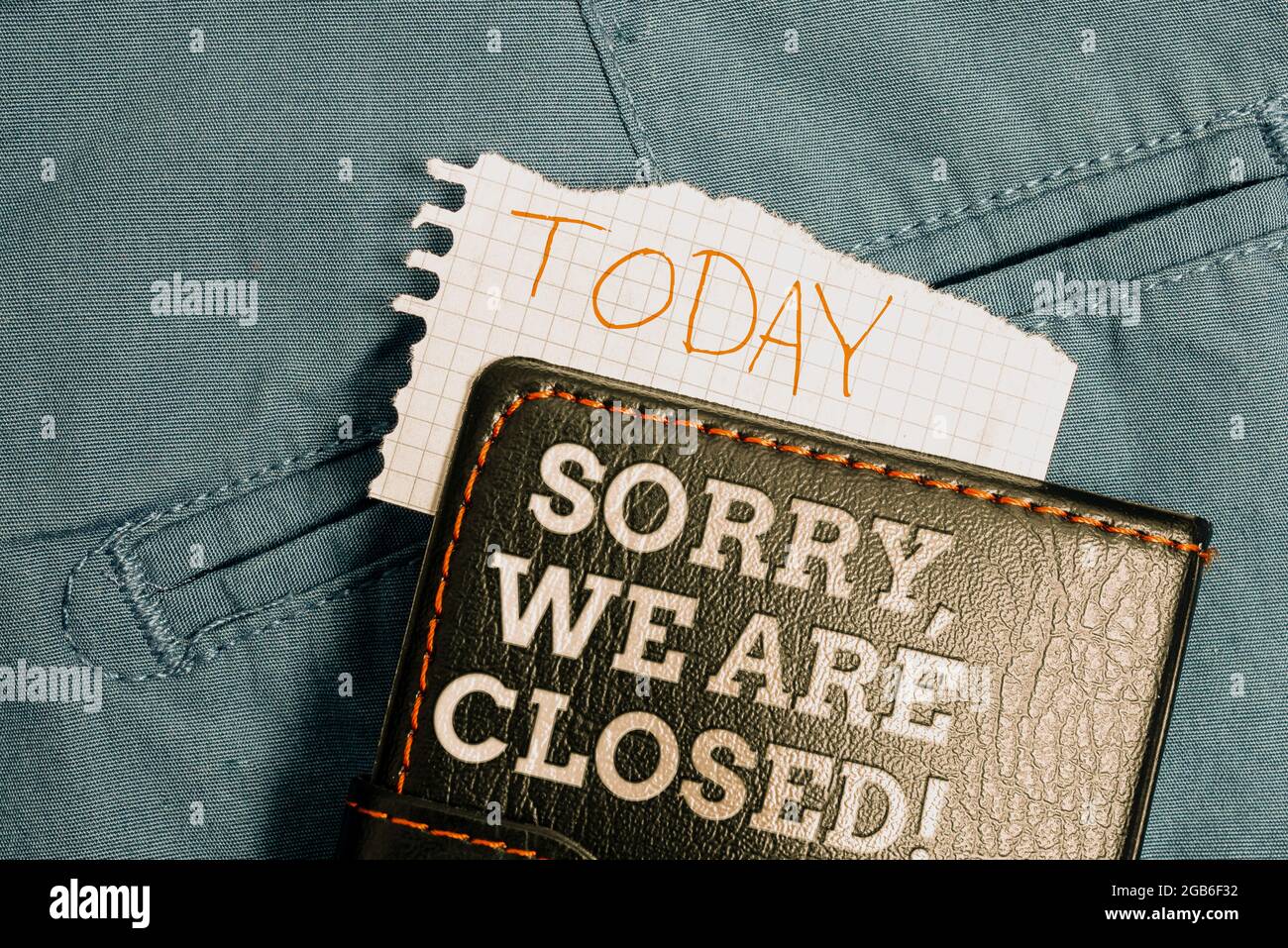 Text caption presenting Sorry, We Are Closed. Business concept ...