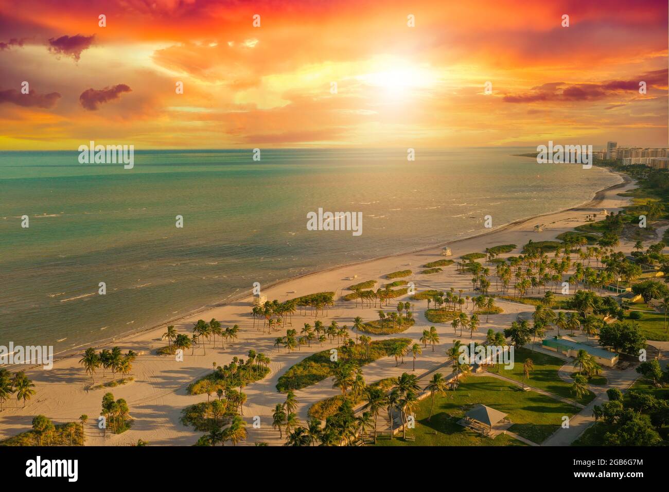 Aerial key biscayne miami florida hi-res stock photography and images ...