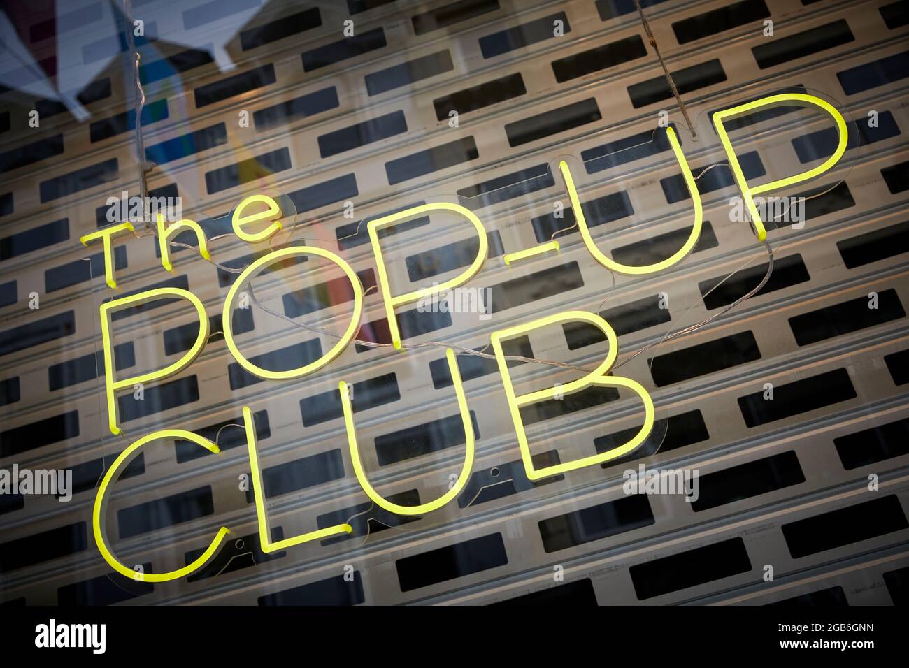 Manchester club neon hi-res stock photography and images - Alamy