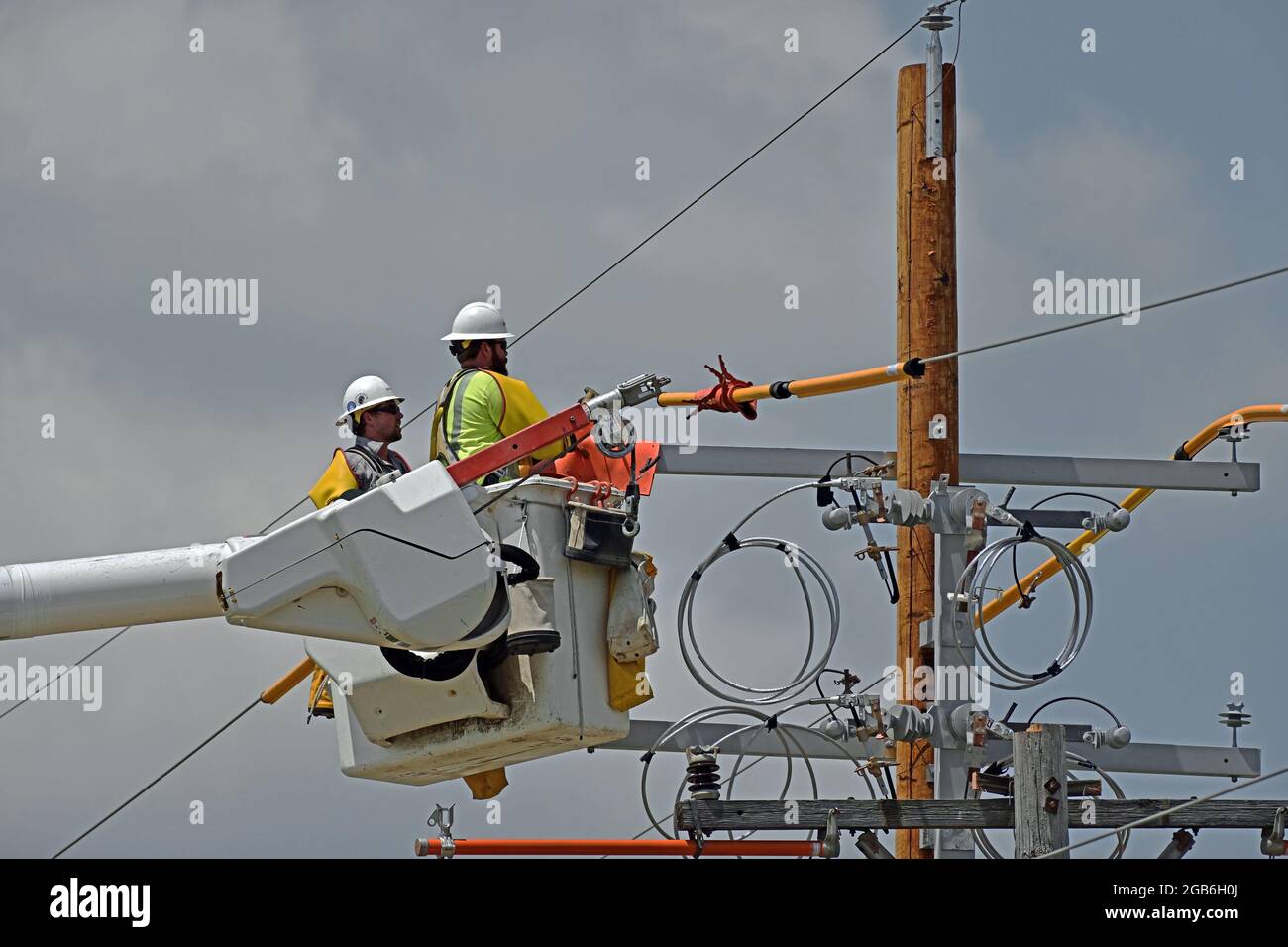 As part of improving the infrastructure of the local electrical grid a ...