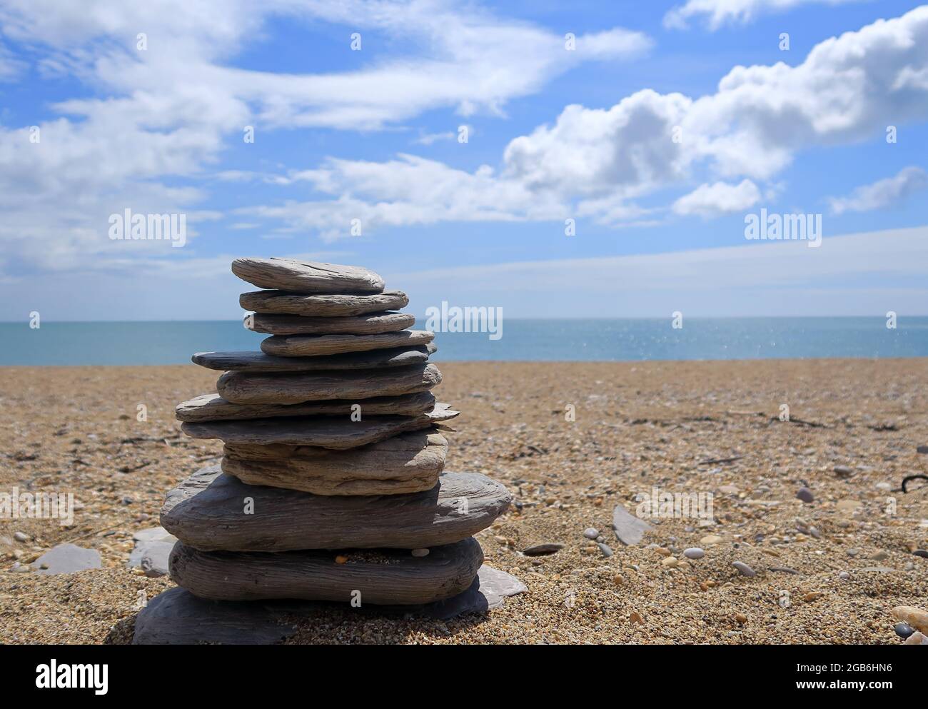 Flat stones hi-res stock photography and images - Alamy