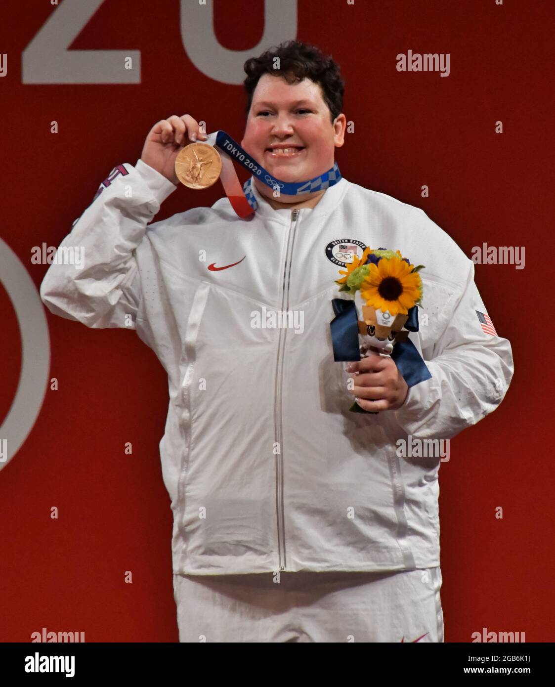 Tokyo, Japan. 02nd Aug, 2021. Bronze medalist USA's Sarah Elizabeth ...
