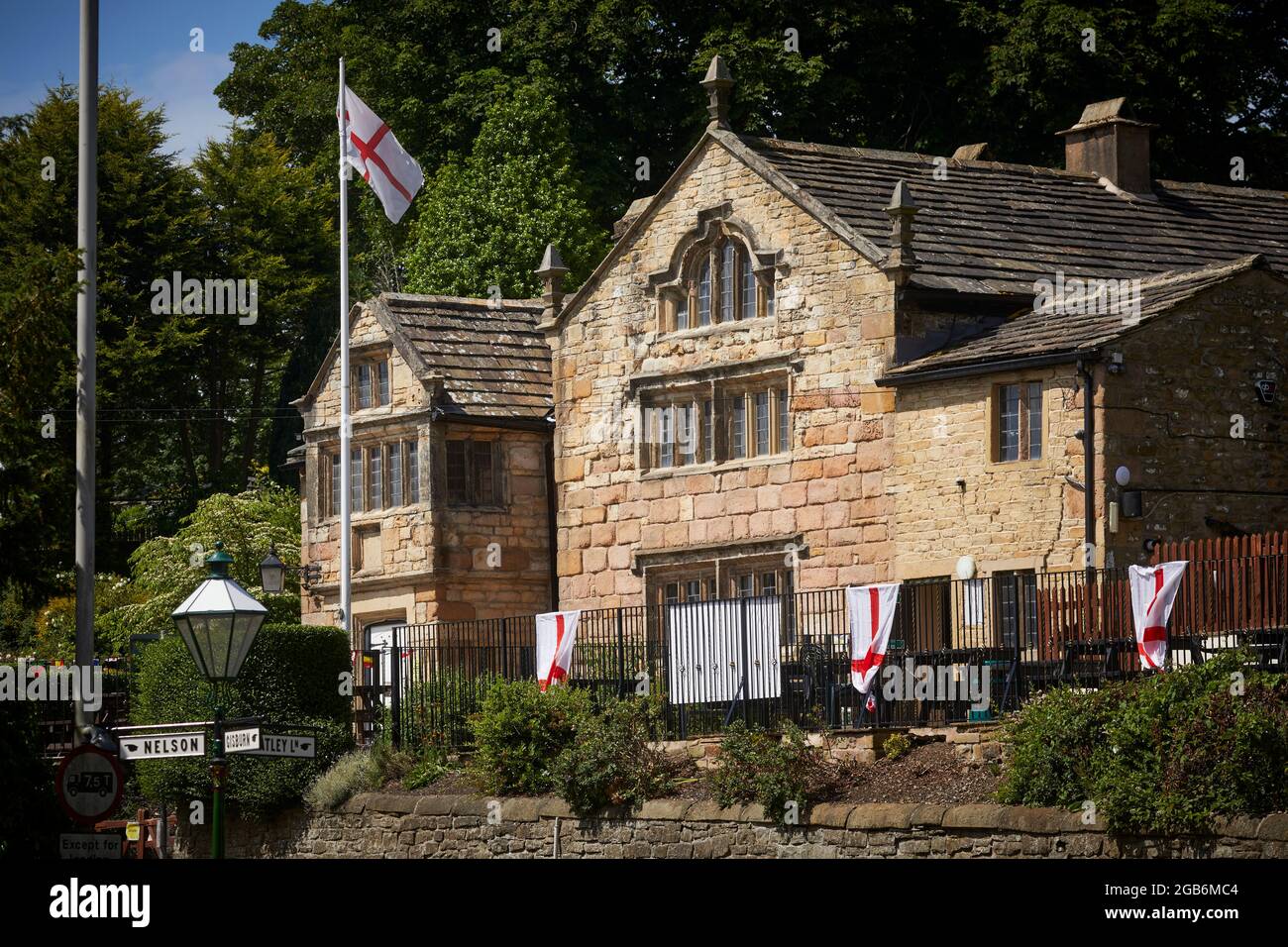 Barrowford village civil parish Pendle district of Lancashire, England ...