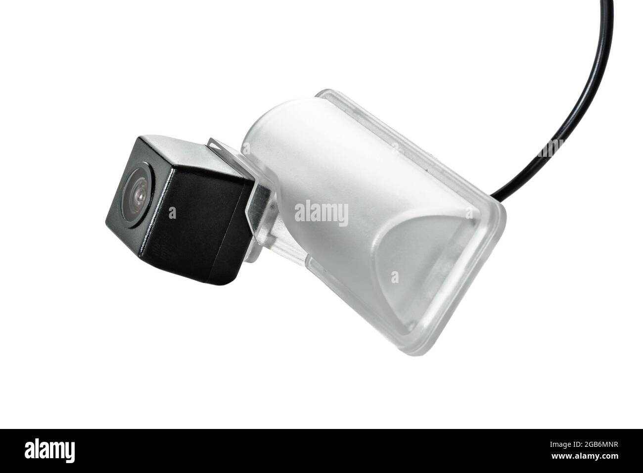 car rear view camera with a transparent plafond Stock Photo - Alamy