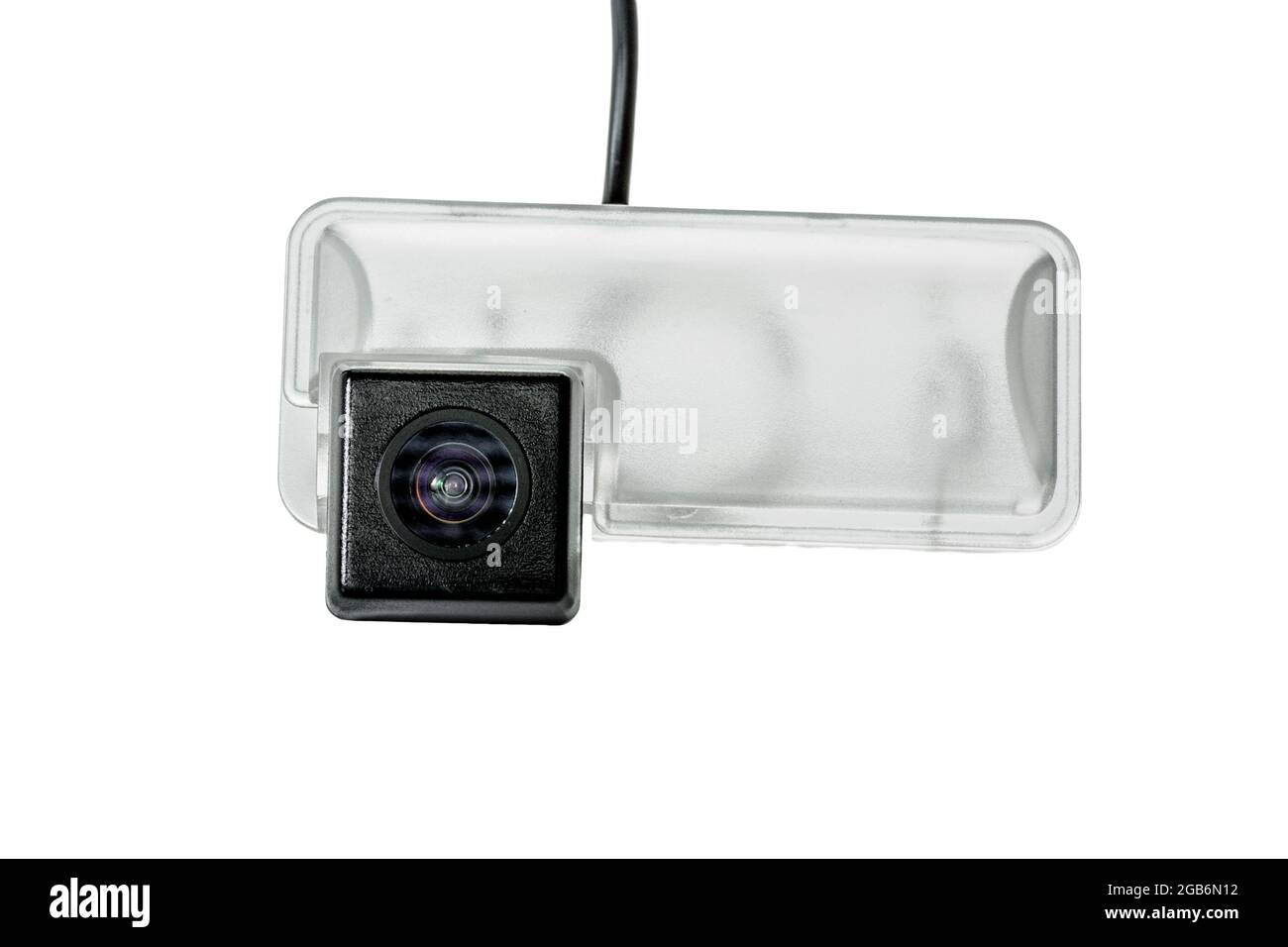 car rear view camera with a transparent plafond Stock Photo - Alamy