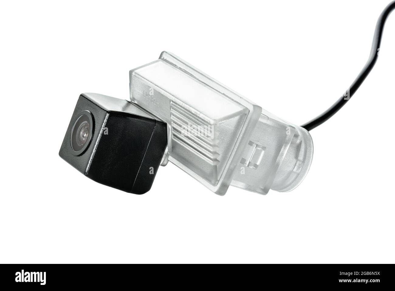 car rear view camera with a transparent plafond Stock Photo - Alamy