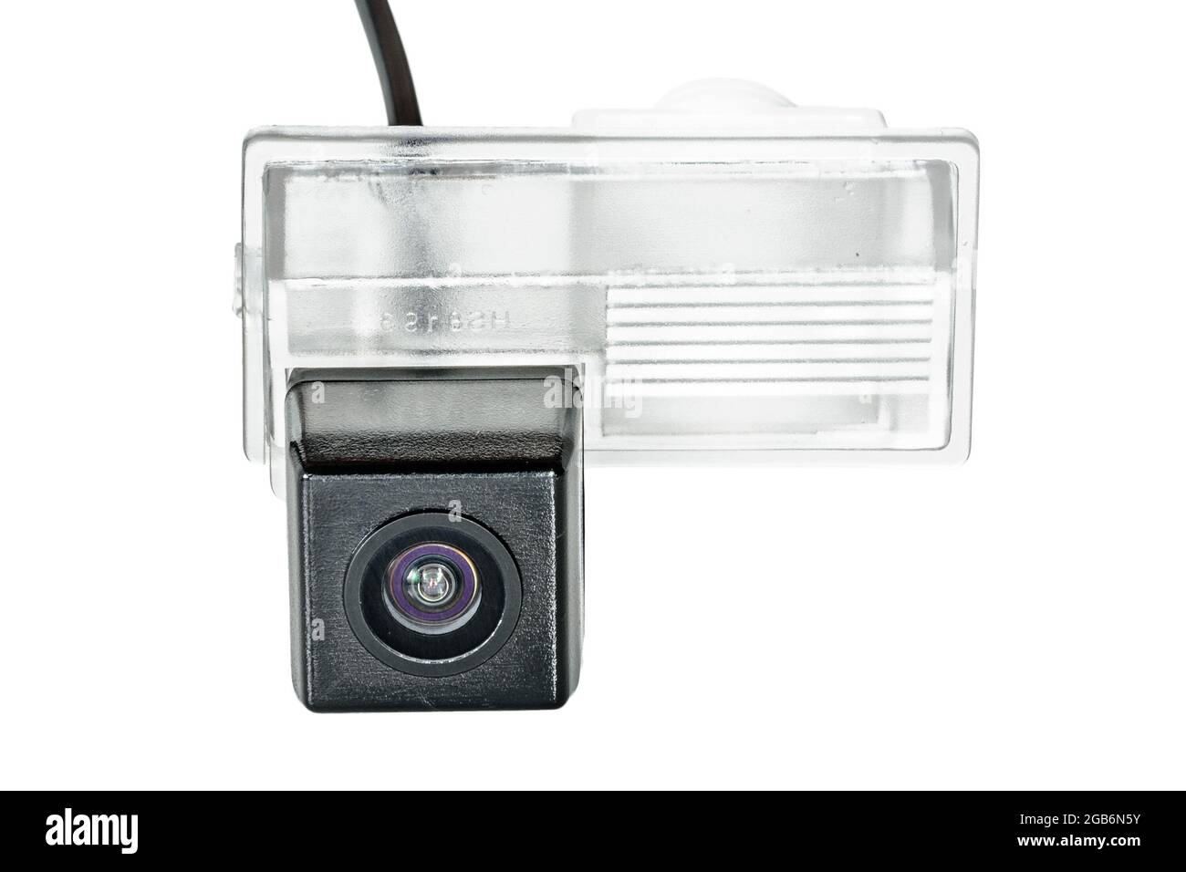 car rear view camera with a transparent plafond Stock Photo - Alamy