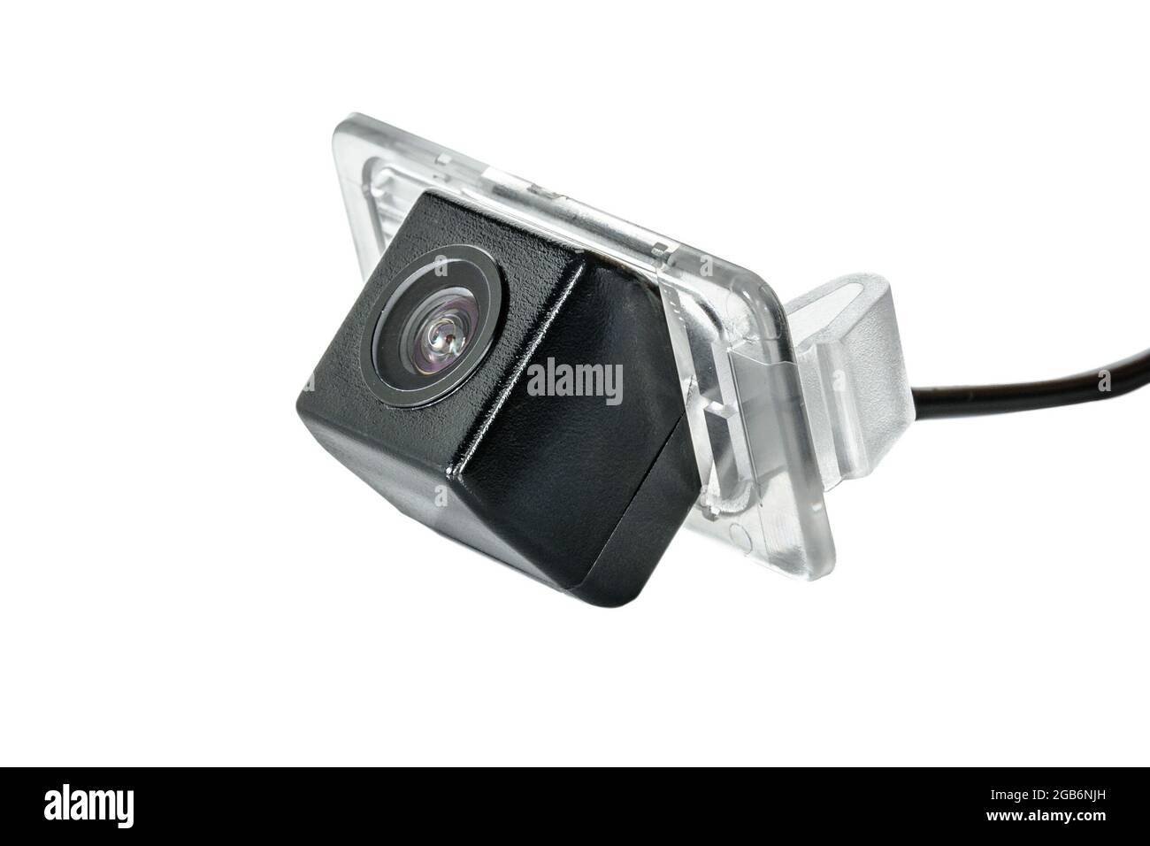 car rear view camera with a transparent plafond Stock Photo - Alamy