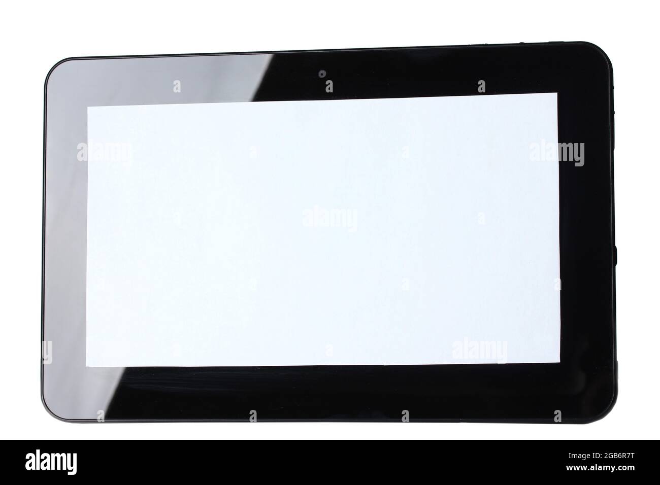 Tablet isolated on white Stock Photo - Alamy