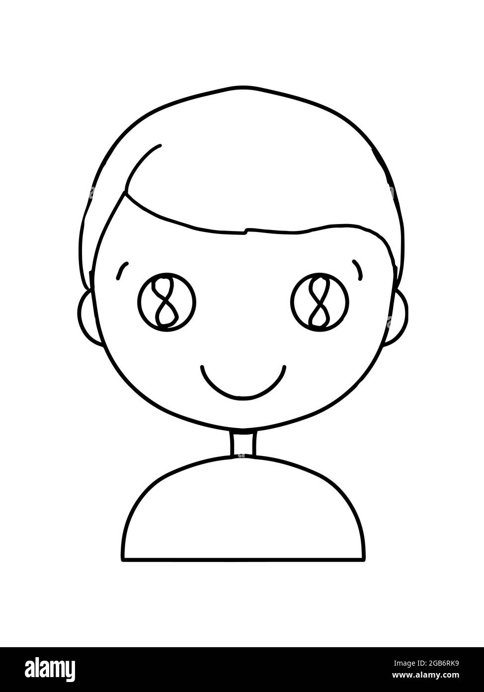 Clipart Bw Child Body