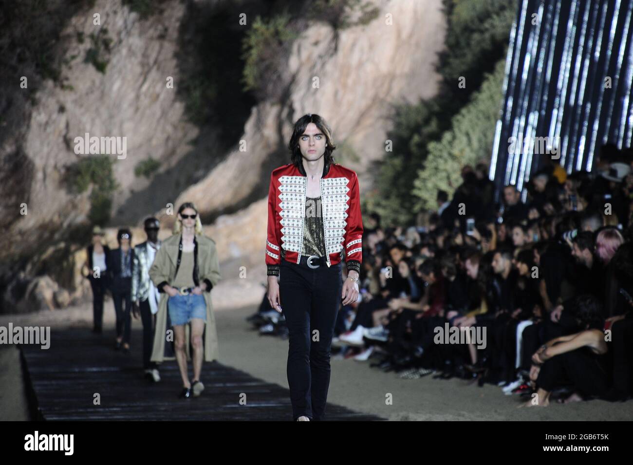 -Malibu - CA - 06/06/2019 Saint Laurent Fashion Show -PICTURED: Saint Laurent Model Sara De Boer ...