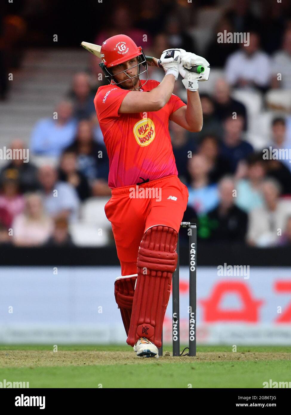 The Kia Oval, London, UK. 2nd August, 2021. Welsh Fire's Matthew ...