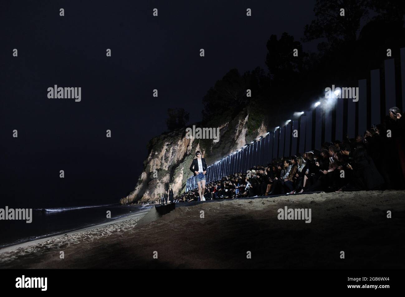 -Malibu - CA - 06/06/2019 Saint Laurent Fashion Show -PICTURED: Saint Laurent Model Sara De Boer ...