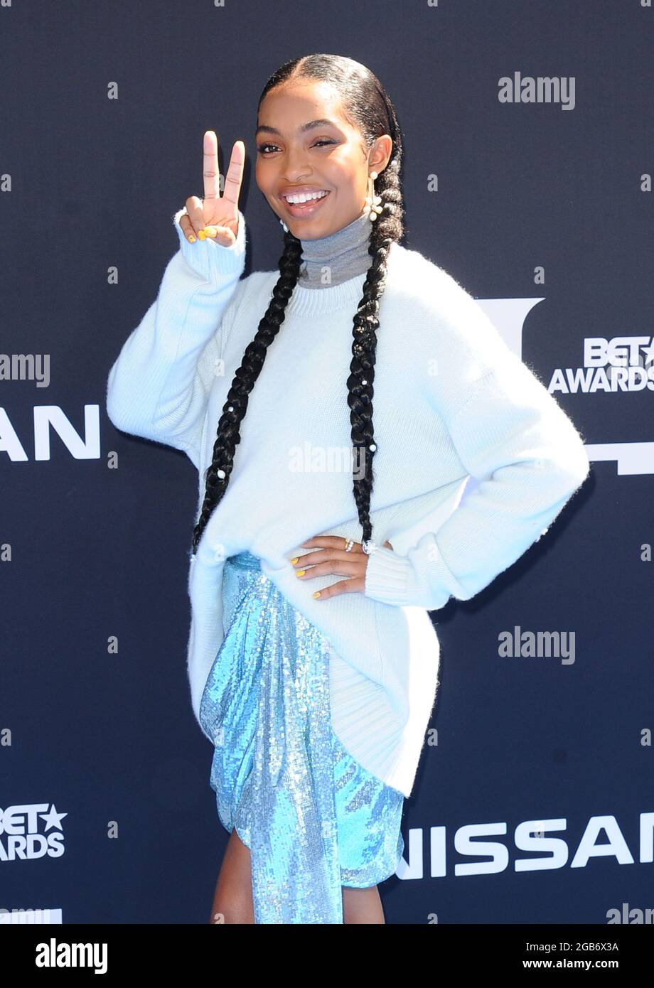 Los Angeles - CA -20190623 - The 2019 BET AWARDS - Arrivalsat Microsoft ...
