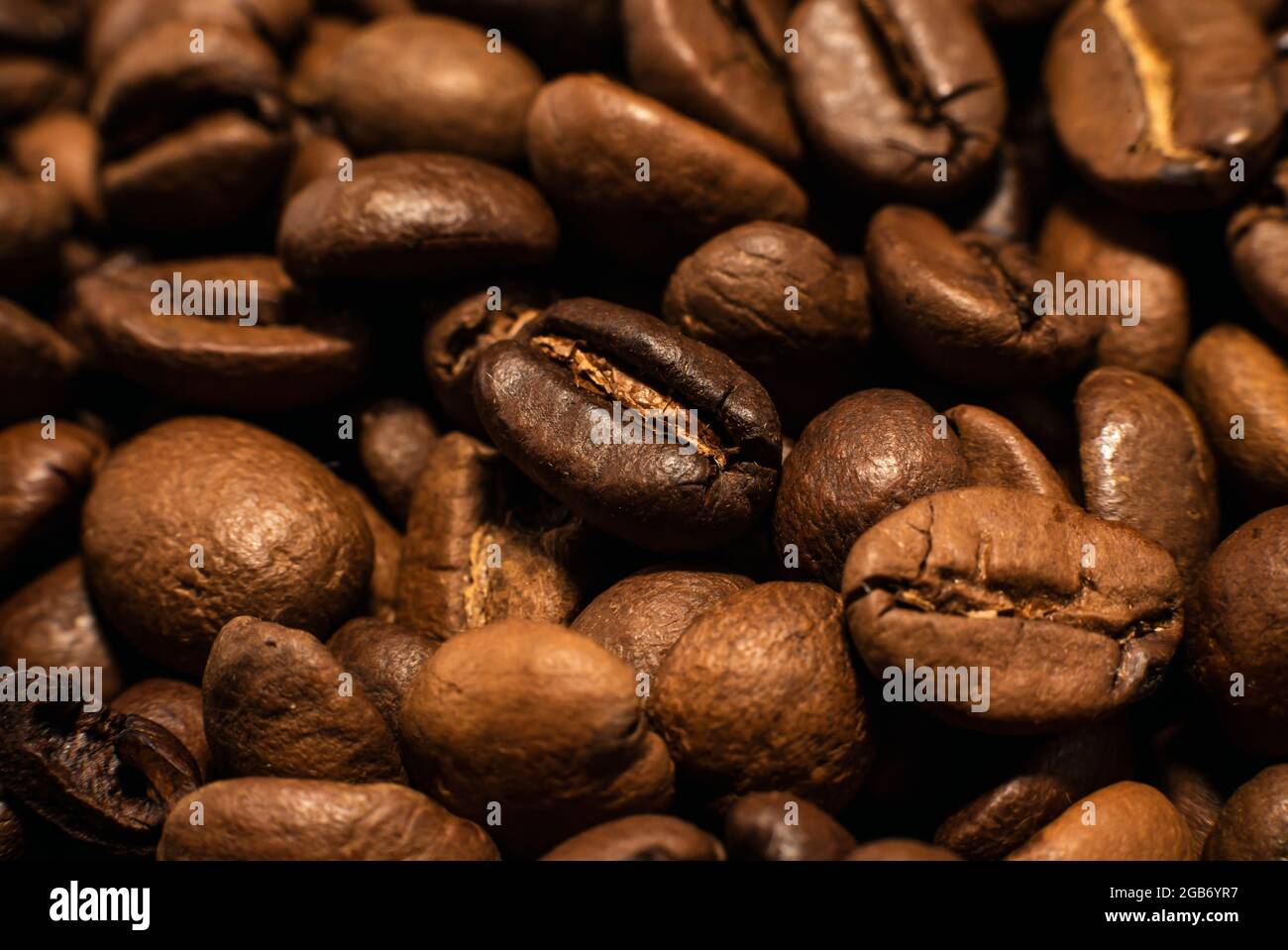 Coffee grains of different varieties close-up. Coffee Stock Photo - Alamy