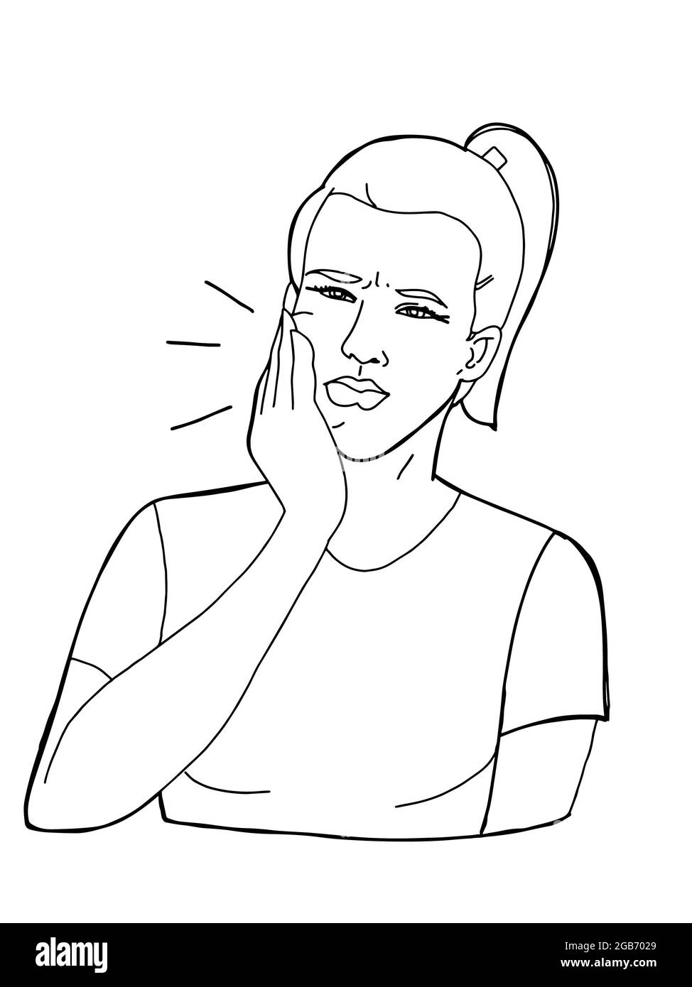 Sick cartoon hi-res stock photography and images - Alamy