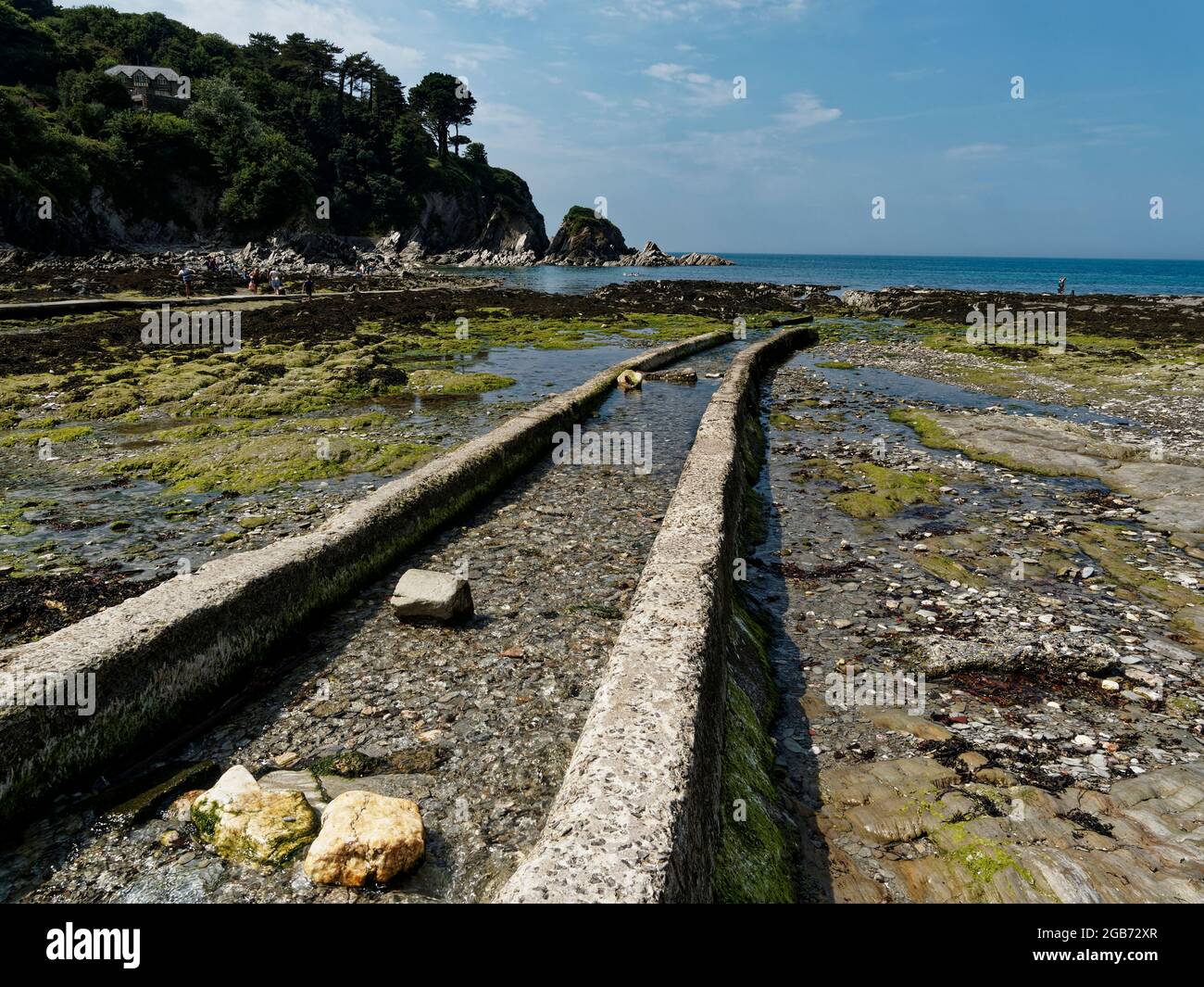 Lee Bay , North Devon, UK Stock Photo - Alamy