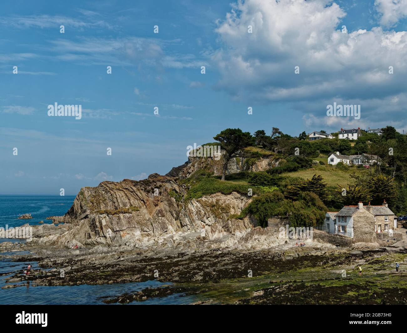 Lee Bay , North Devon, UK Stock Photo - Alamy