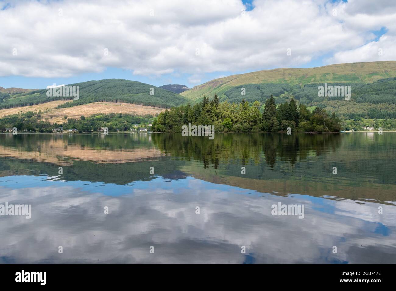 Loch ard island hi-res stock photography and images - Alamy