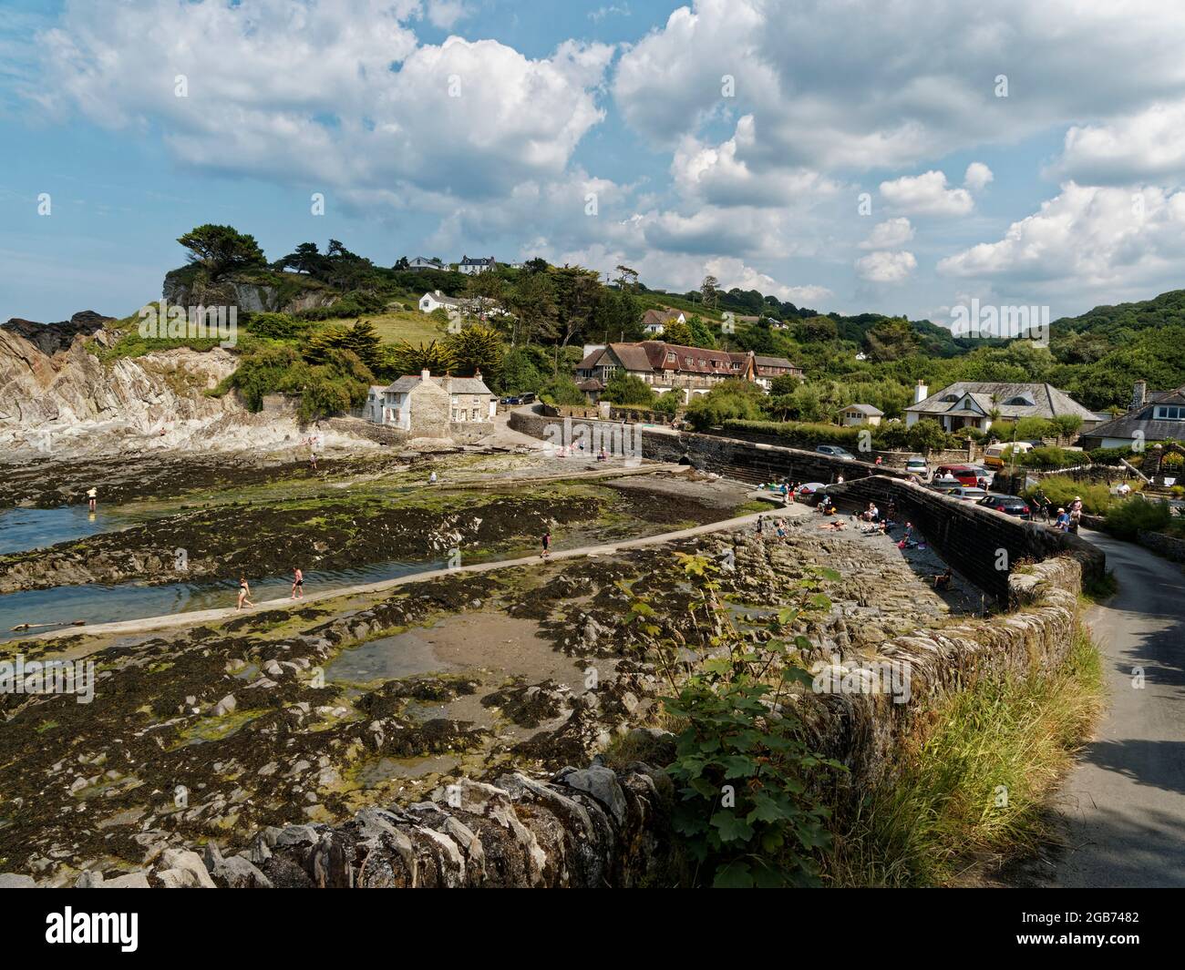 Lee bay devon people hi-res stock photography and images - Alamy