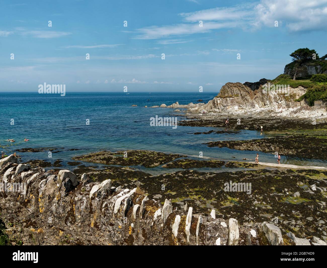 Lee Bay , North Devon, UK Stock Photo - Alamy