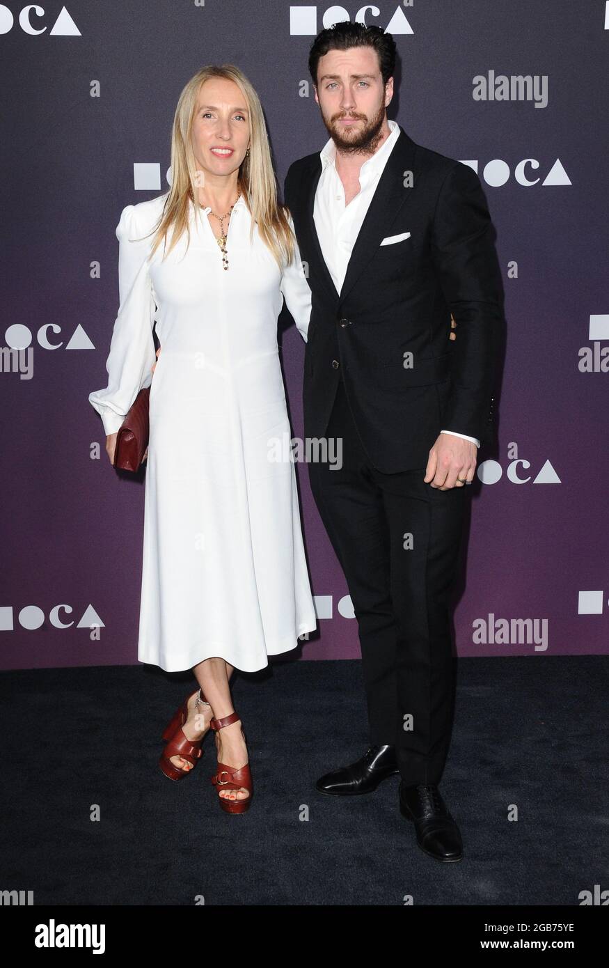 Los Angeles - CA - 05/18/2019 MOCA Benefit 2019 -PICTURED: Sam Taylor-Johnson and Aaron Taylor ...
