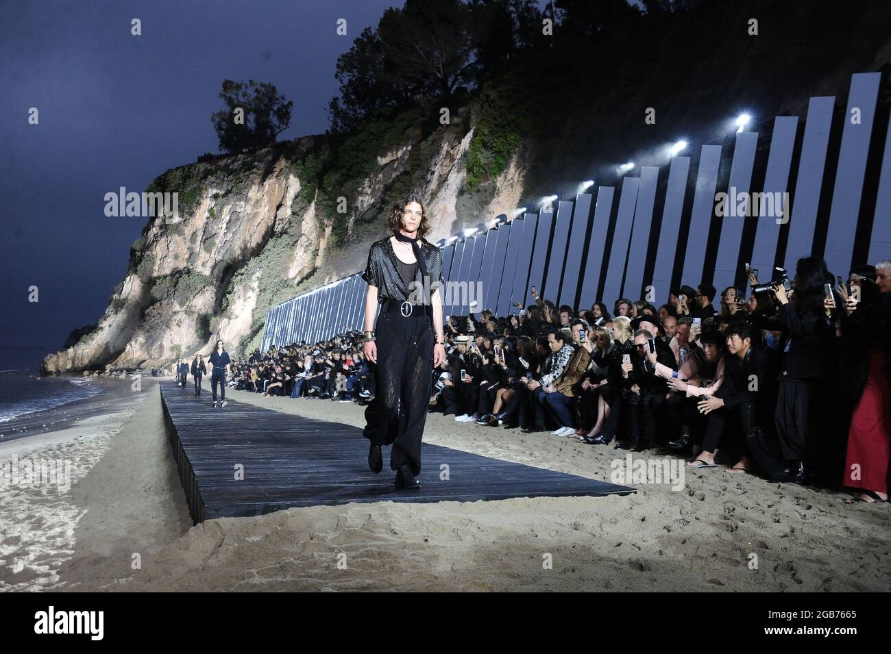 -Malibu - CA - 06/06/2019 Saint Laurent Fashion Show -PICTURED: Saint Laurent Model Sara De Boer ...