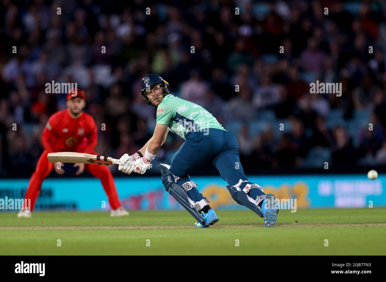 Oval Invincibles' Sam Billings bats during The Hundred match at the Kia ...