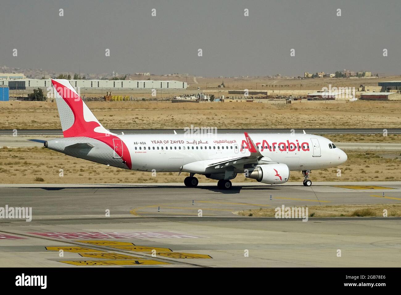 Air Arabia (is an Emirati low-cost airline), Airbus A319 airplane Stock ...