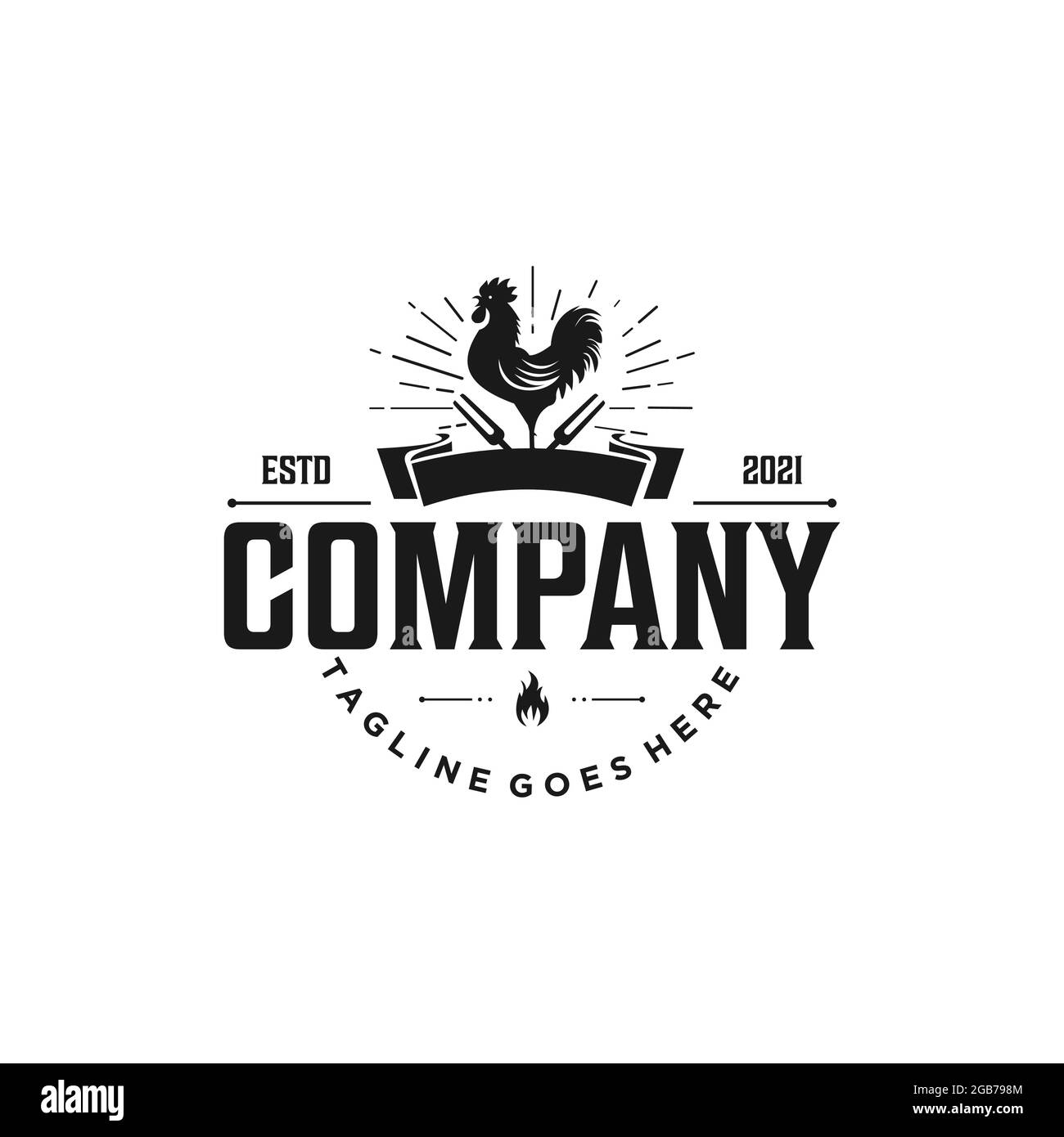Vintage Barbeque Restaurant Logo Vector Stock Vector Image Art Alamy vintage-barbeque-restaurant-logo-vector-stock-vector-image-art-alamy