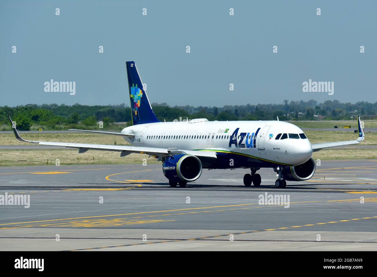 Azul Brazilian Airlines, Airbus A320 neo airplane Stock Photo - Alamy