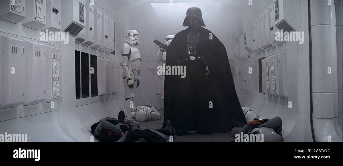 Los Angeles.CA.USA. David Prowse as Darth Vader (voiced by James Earl ...