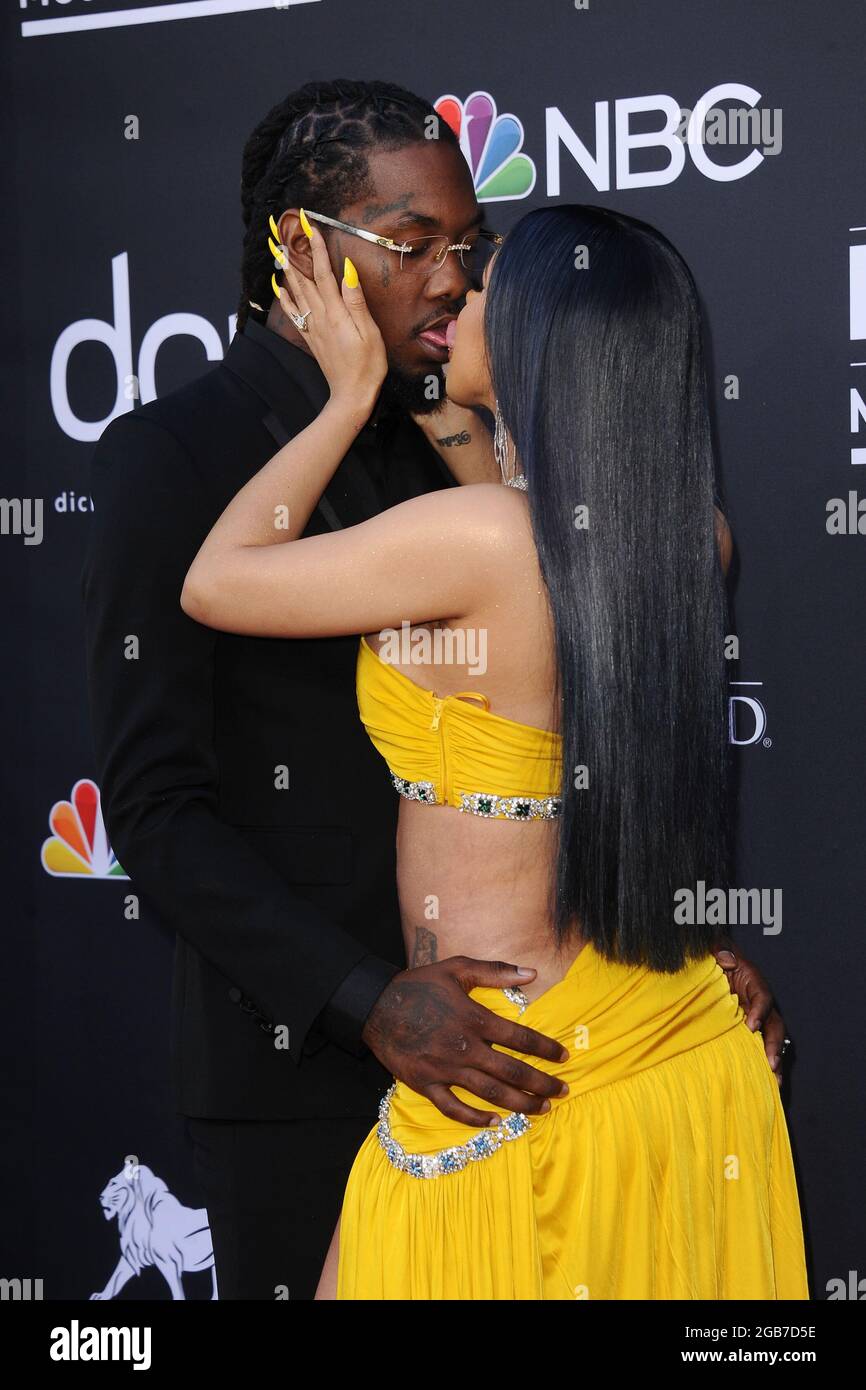 Las VegasNV -20190501- 2019 Billboard Music Awards -PICTURED: OffsetCardi B Sara De Boer Stock ...
