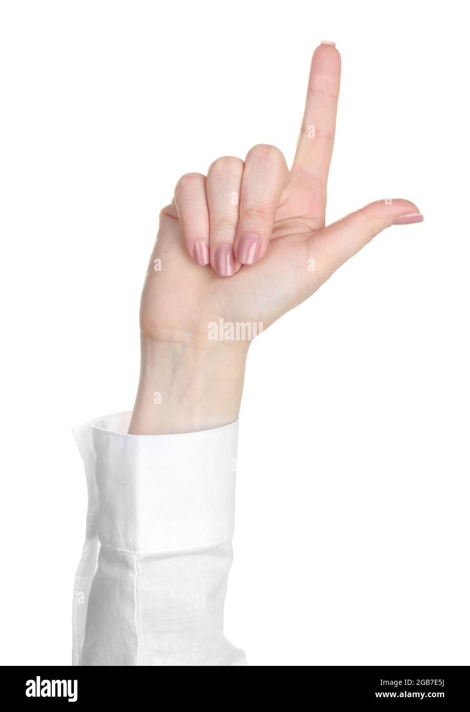woman hand isolated on white Stock Photo - Alamy
